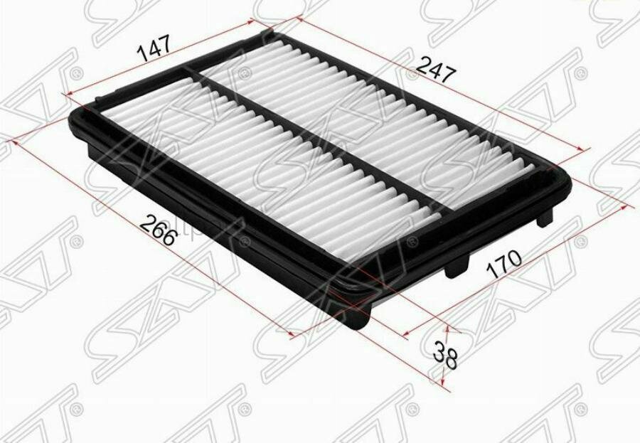 SAT ST-17220-PAA-A00 Фильтр воздушный Honda Accord 97-03