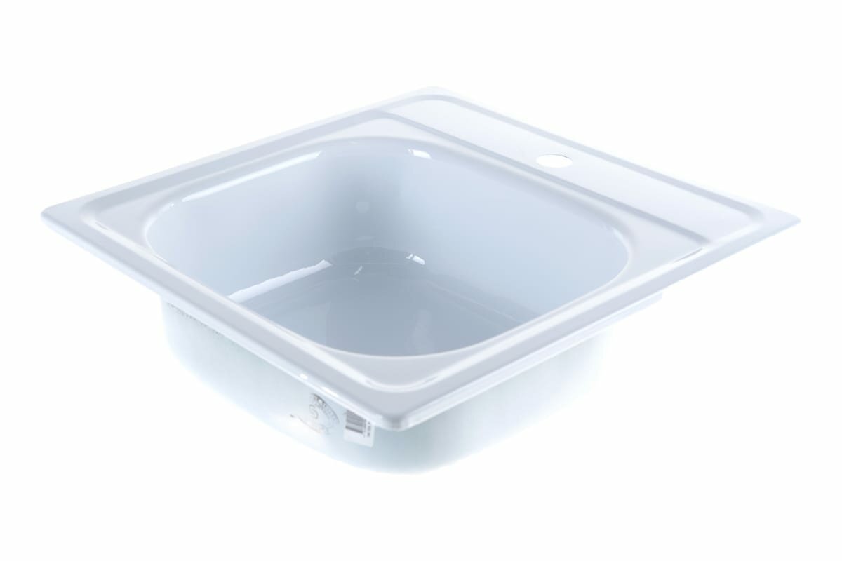 Гомель мойка стальная эмалиров. 500х500 с кронштейнами 28681