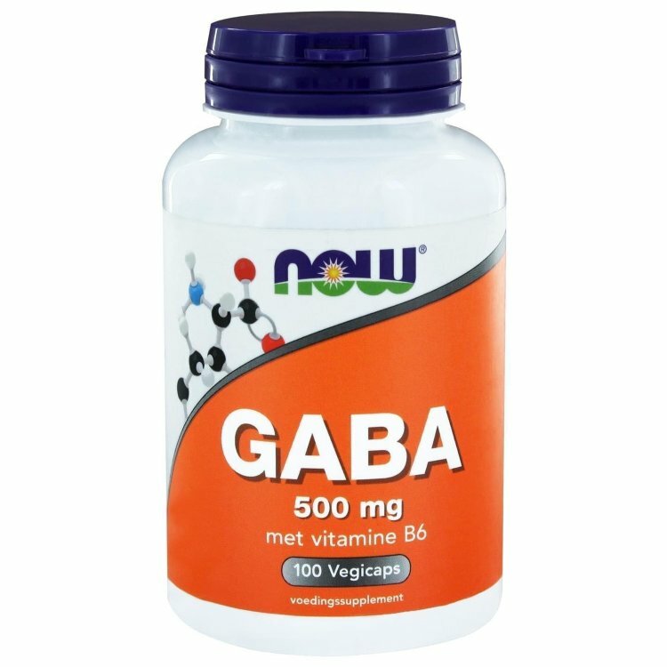 NOW GABA 500 мг, 100 капс.