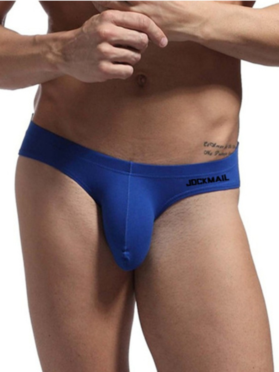 Мужские трусы брифы синие JOCKMAIL JM2025-9 M (46)