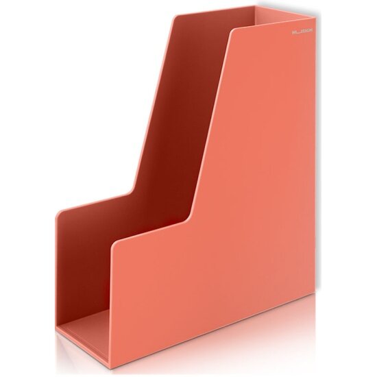 Лоток для бумаг Deli вертикальный ENS022PINK Nusign для бумаг A4 розовый пластик