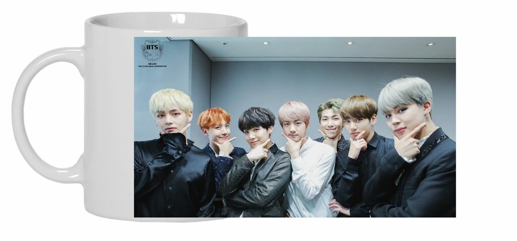 Кружка-хамелеон BTS, БТС №27