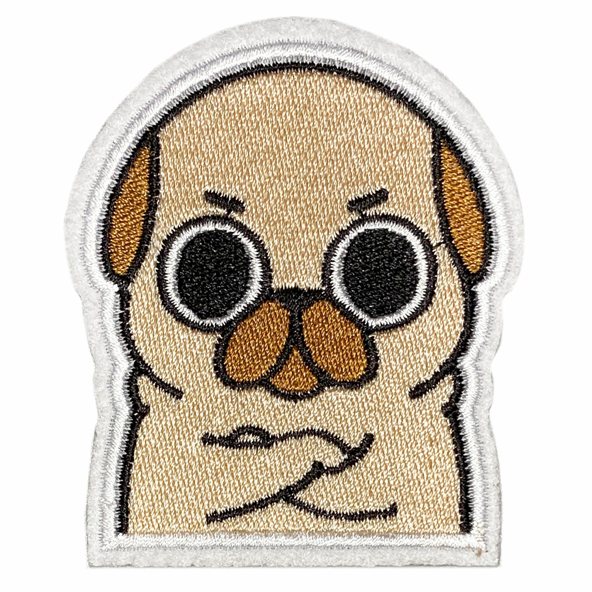 Нашивка, шеврон, патч (patch) Серьезный Пигги, размер 8*6,7 см