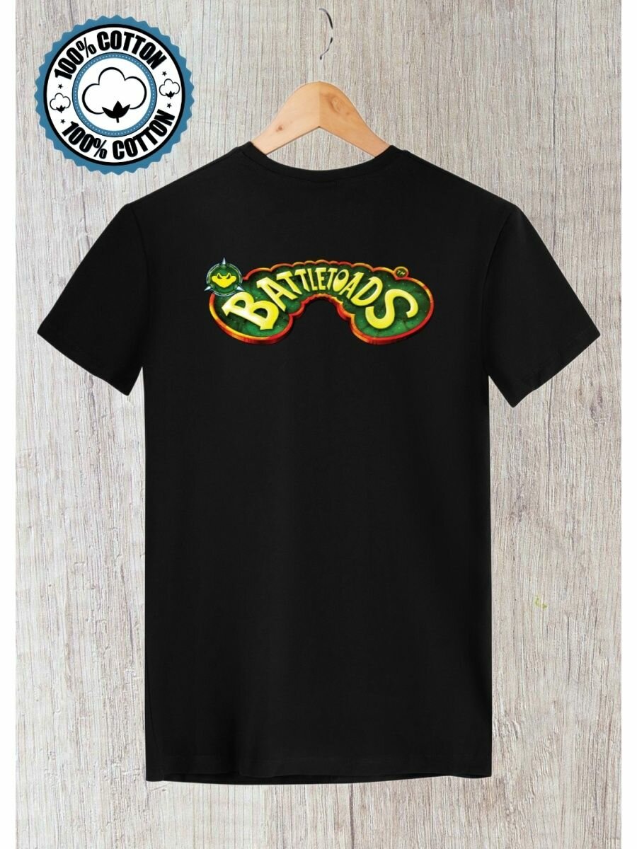 Футболка battletoads боевые жабы лого