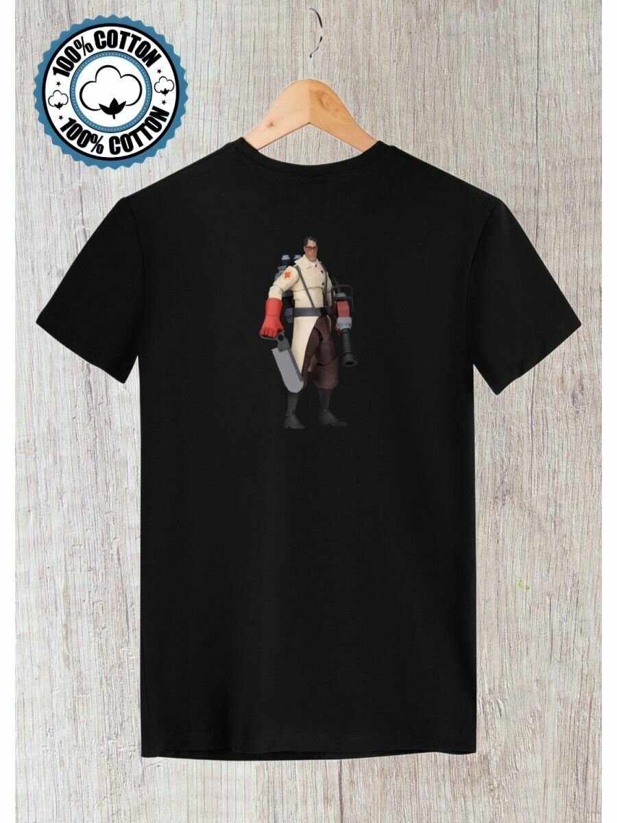 Футболка тим фортрес team fortres 2 доктор