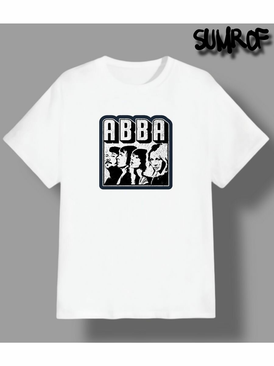 Футболка с надписью группа abba