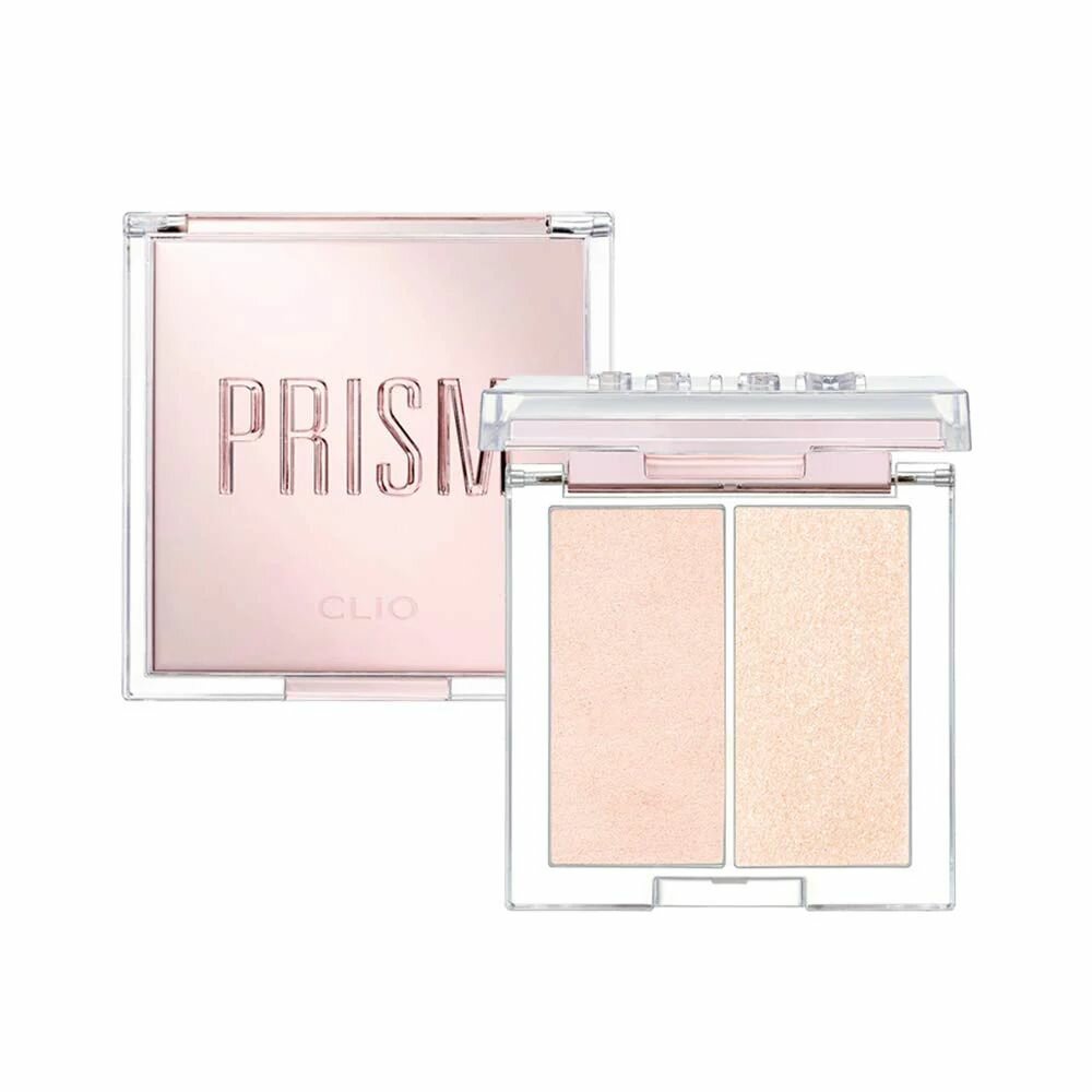 CLIO Хайлайтер для лица двойной Prism Highlighter Duo (1 Cream Fizz)
