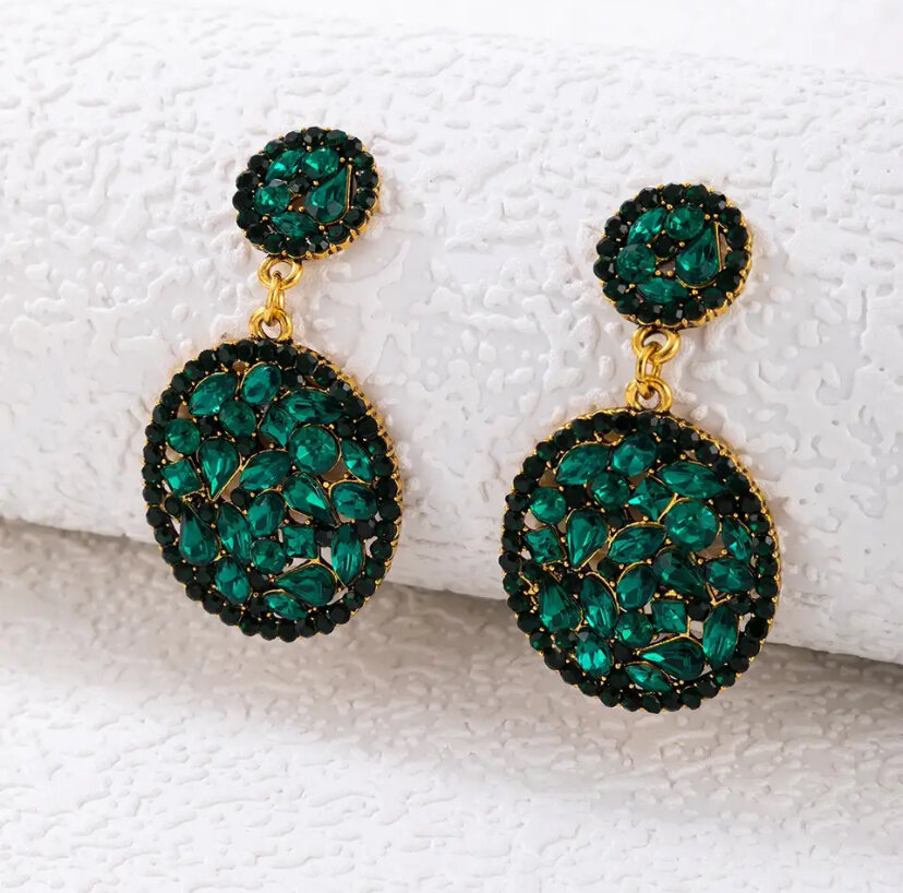 Серьги, кристалл