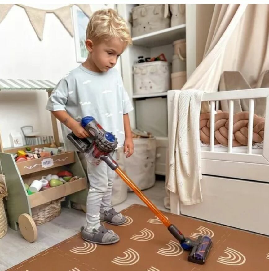 Интерактивный вертикальный пылесос 3 в 1 для детей с функцией всасывания - Вупи 45425