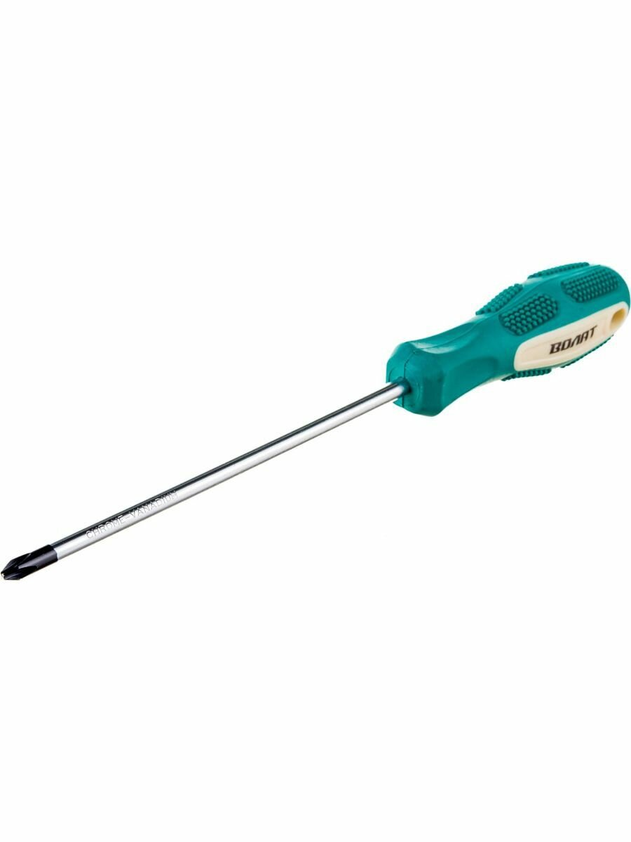 Отвертка крестовая PH2 150 мм волат (17040-215), инструментальная сталь