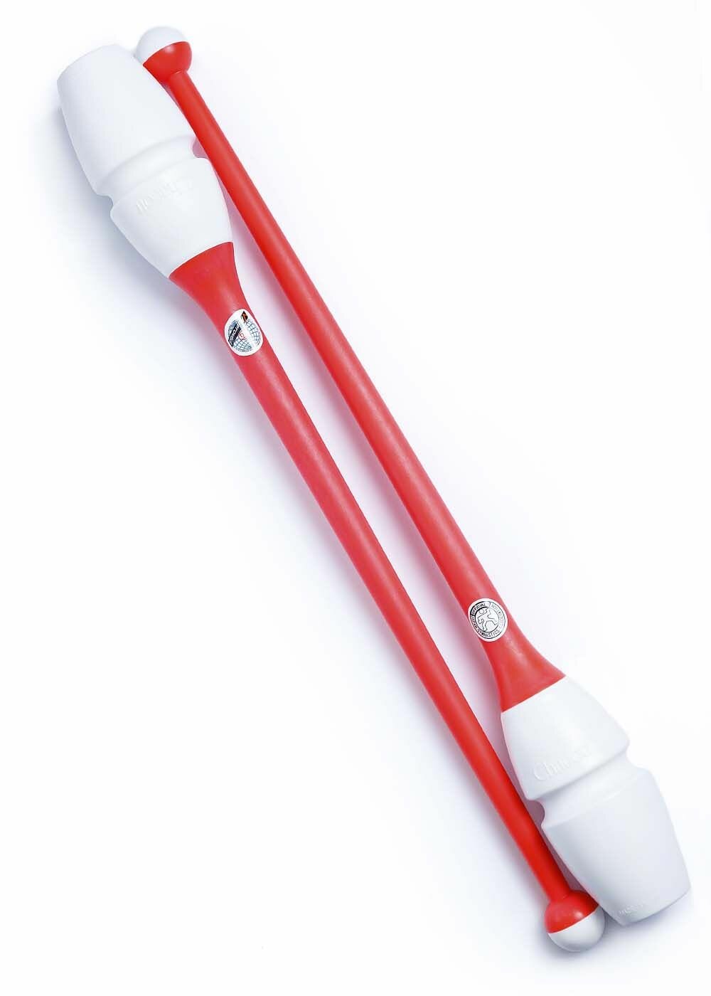 Булавы CHACOTT 45,5см (050) Белый-Ярко-Оранжевый FIG