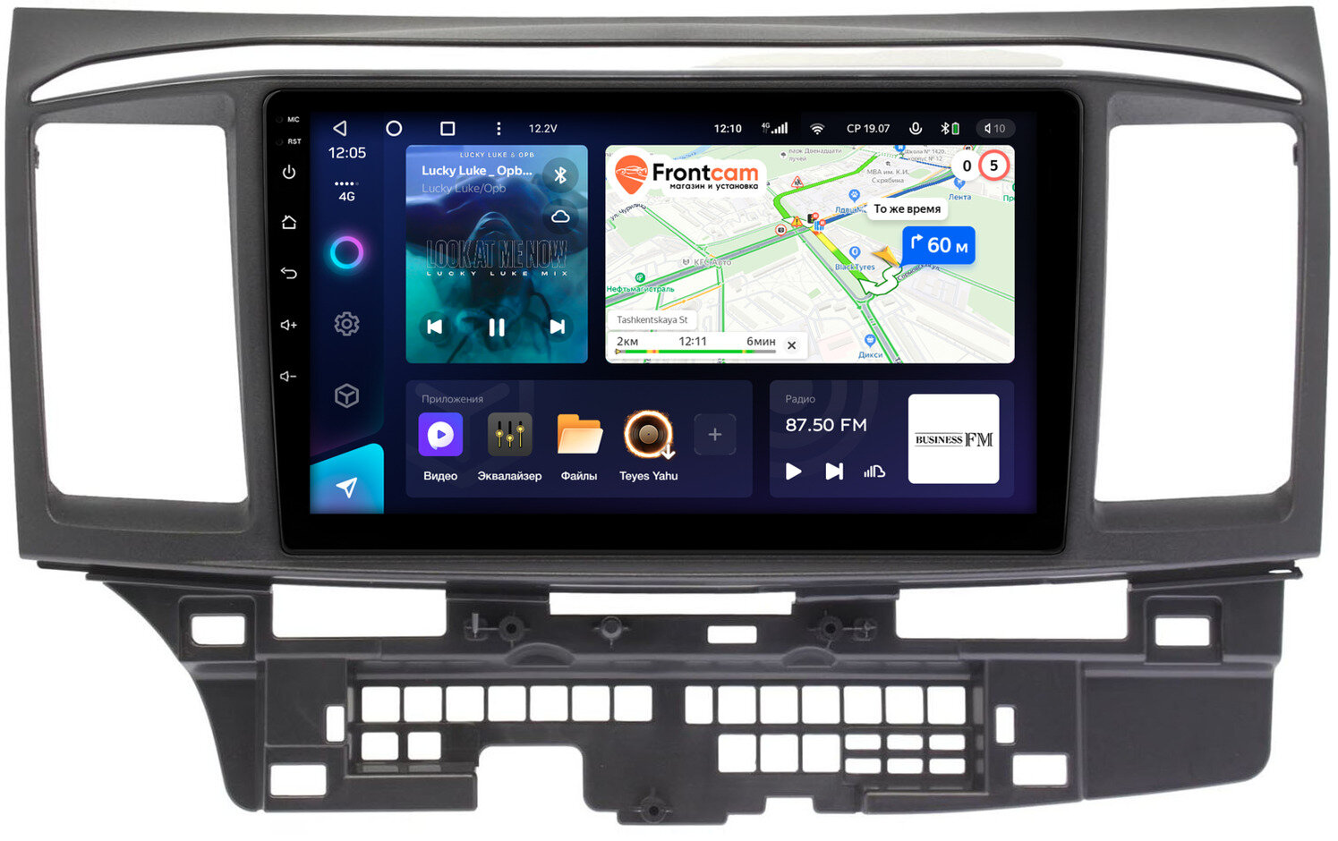 Штатная магнитола Mitsubishi Lancer 10 2007-2017 Teyes CC3L 4/32 9" RM-9-MI113N Android 10 (4G-SIM, DSP, IPS)