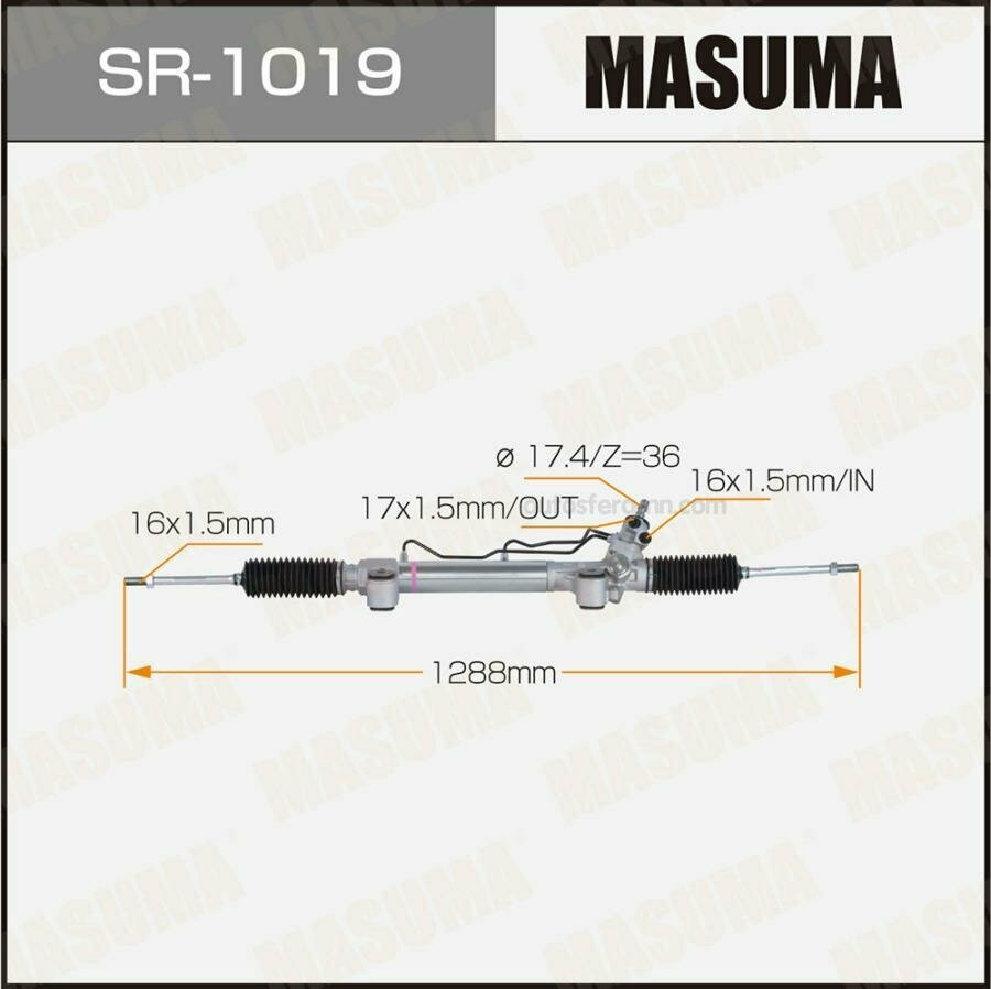 MASUMA SR1019 Рейка рулевая