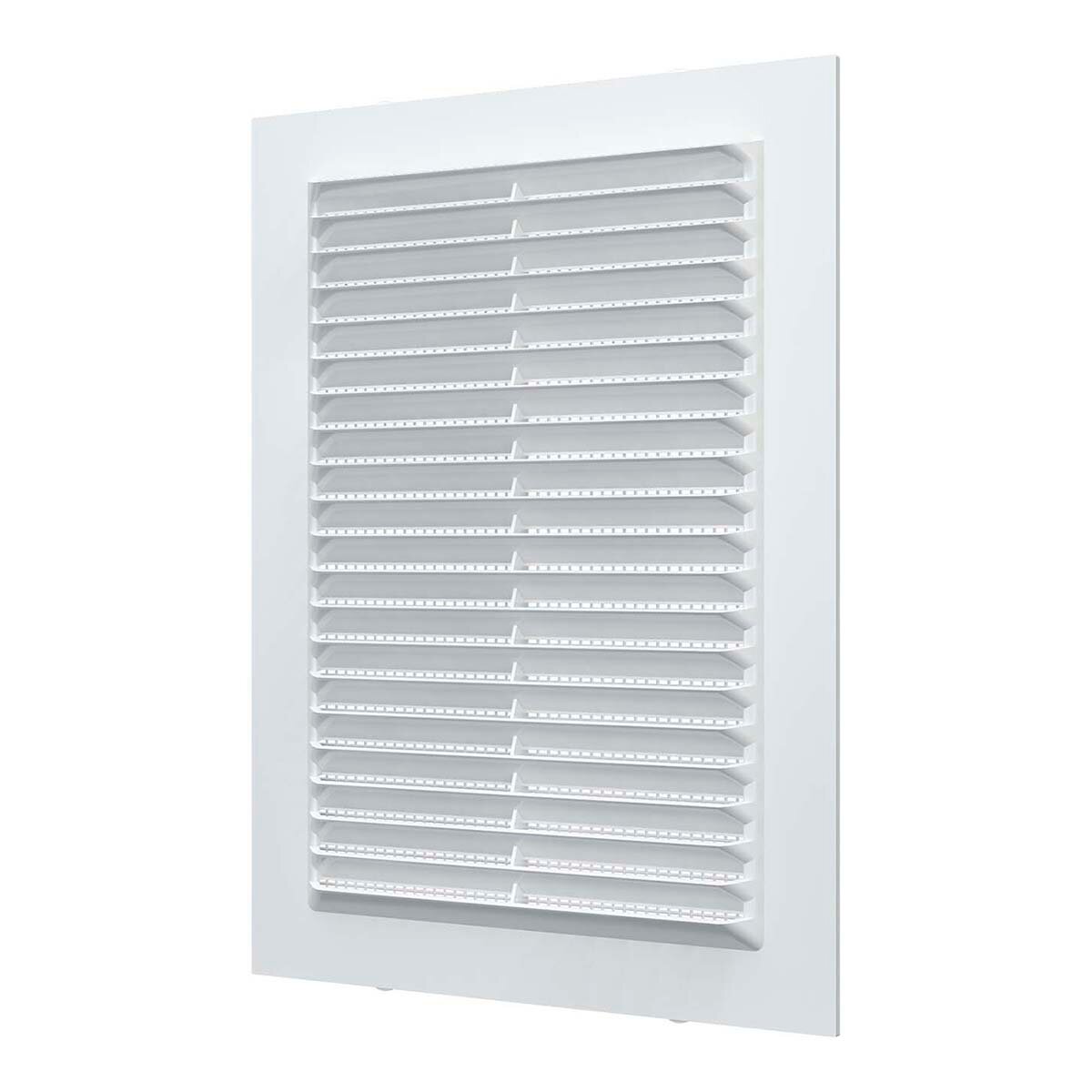 Решетка вентиляционная Era 1318С, пластиковая, с сеткой, 138 x 188 мм