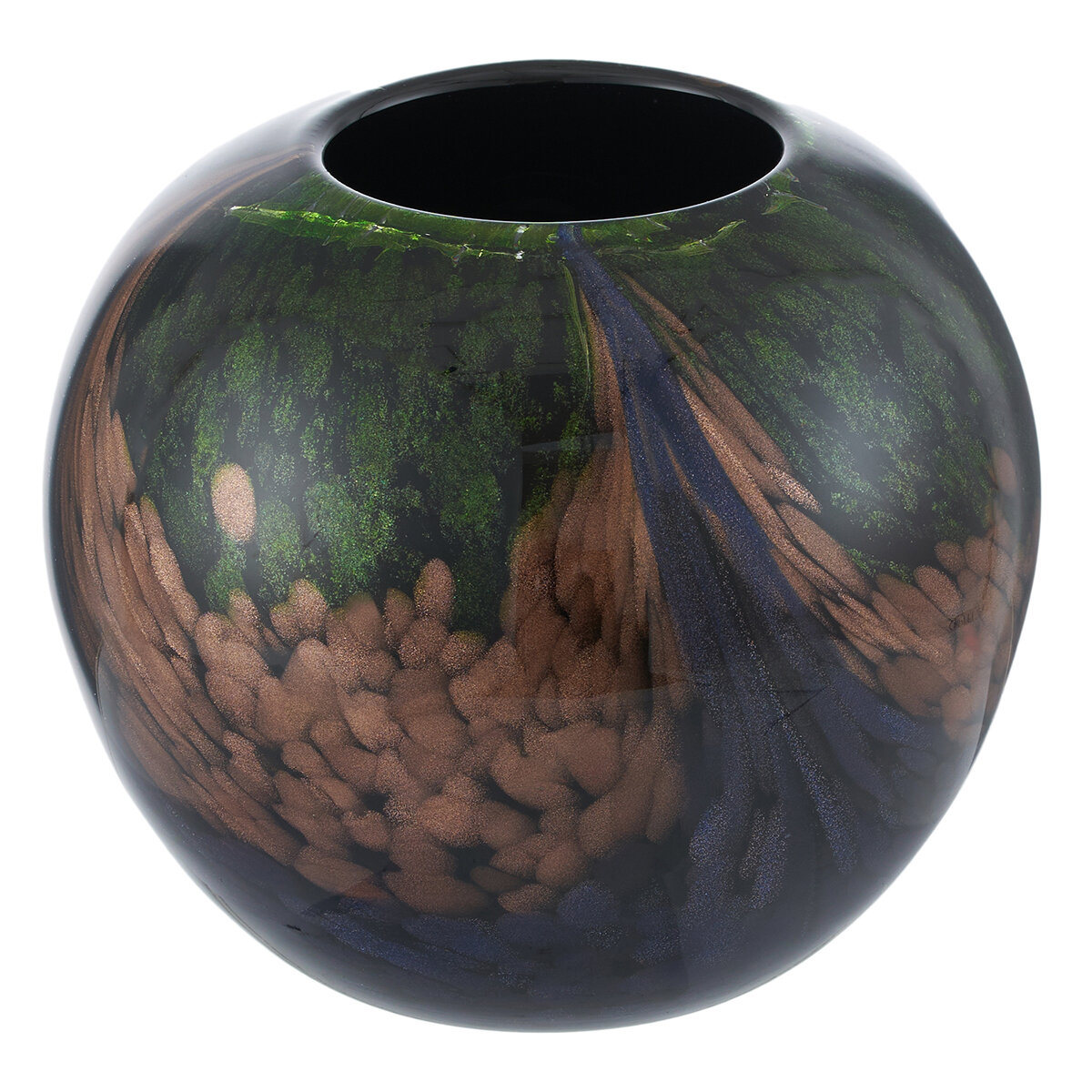 Стеклянная ваза для цветов Gipfel Dallas 43160 17х20 см, черная