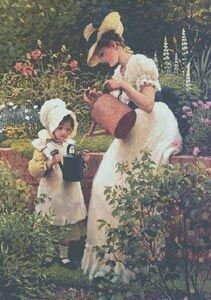 Схема для вышивания "Юный садовник" / Scarlet Quince, LES001