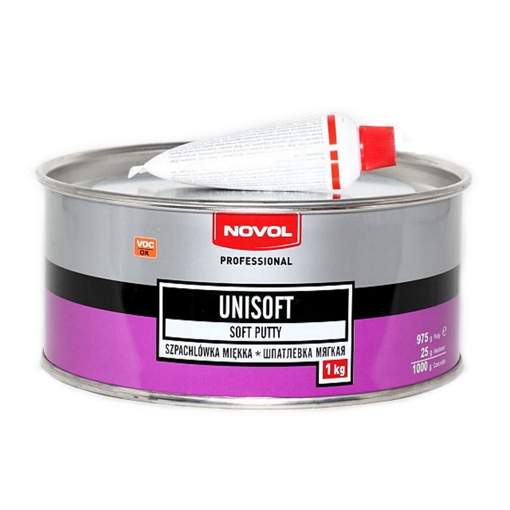 Шпатлевка NOVOL UNISOFT, уп. 1 кг (шт.)