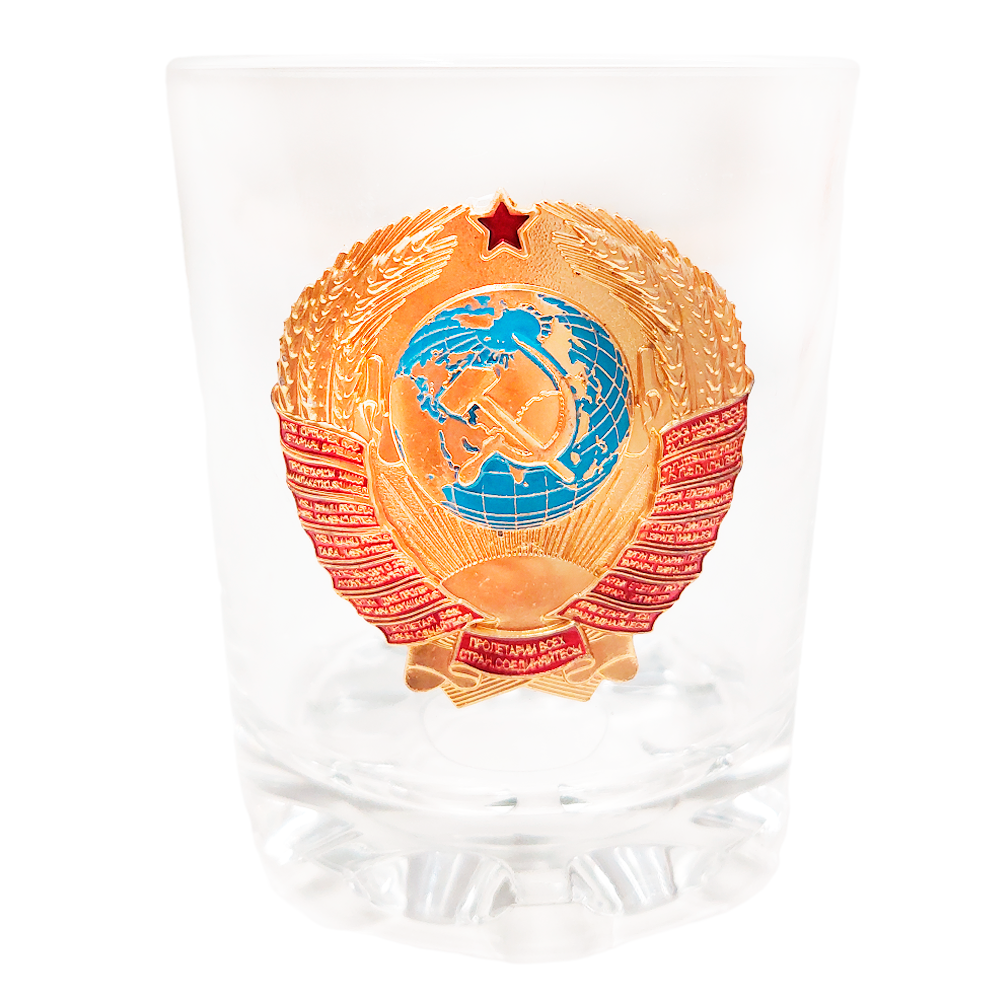 Стакан с орденом СССР "Герб Советского Союза"