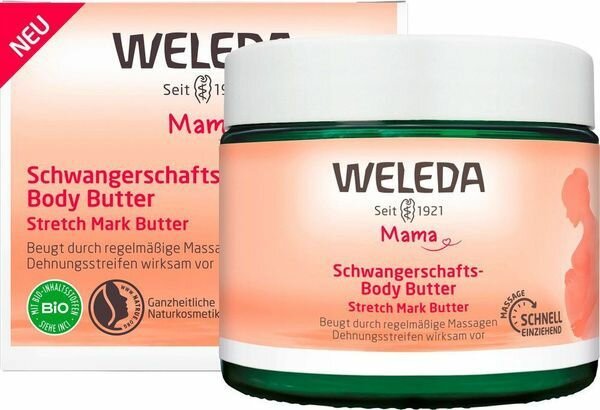 Weleda Крем-butter для профилактики растяжек, 150 мл.