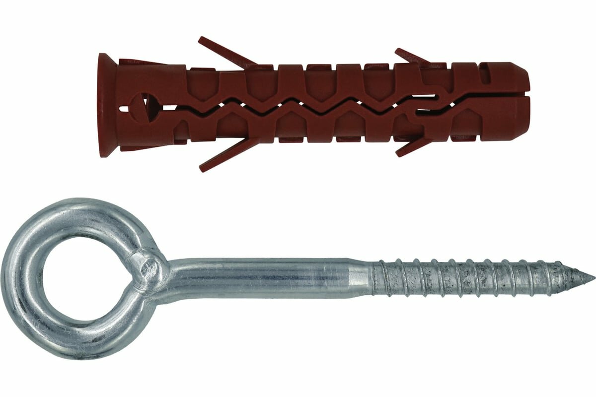 Европартнер Дюбель нейлоновый PNG для строительных лесов 14x70мм с шурупом-кольцо 12x120мм (1шт) 11 0007 18