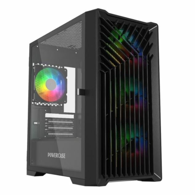 Компьютерный корпус Powercase Mistral Micro X4B (CMMXB-L4) черный