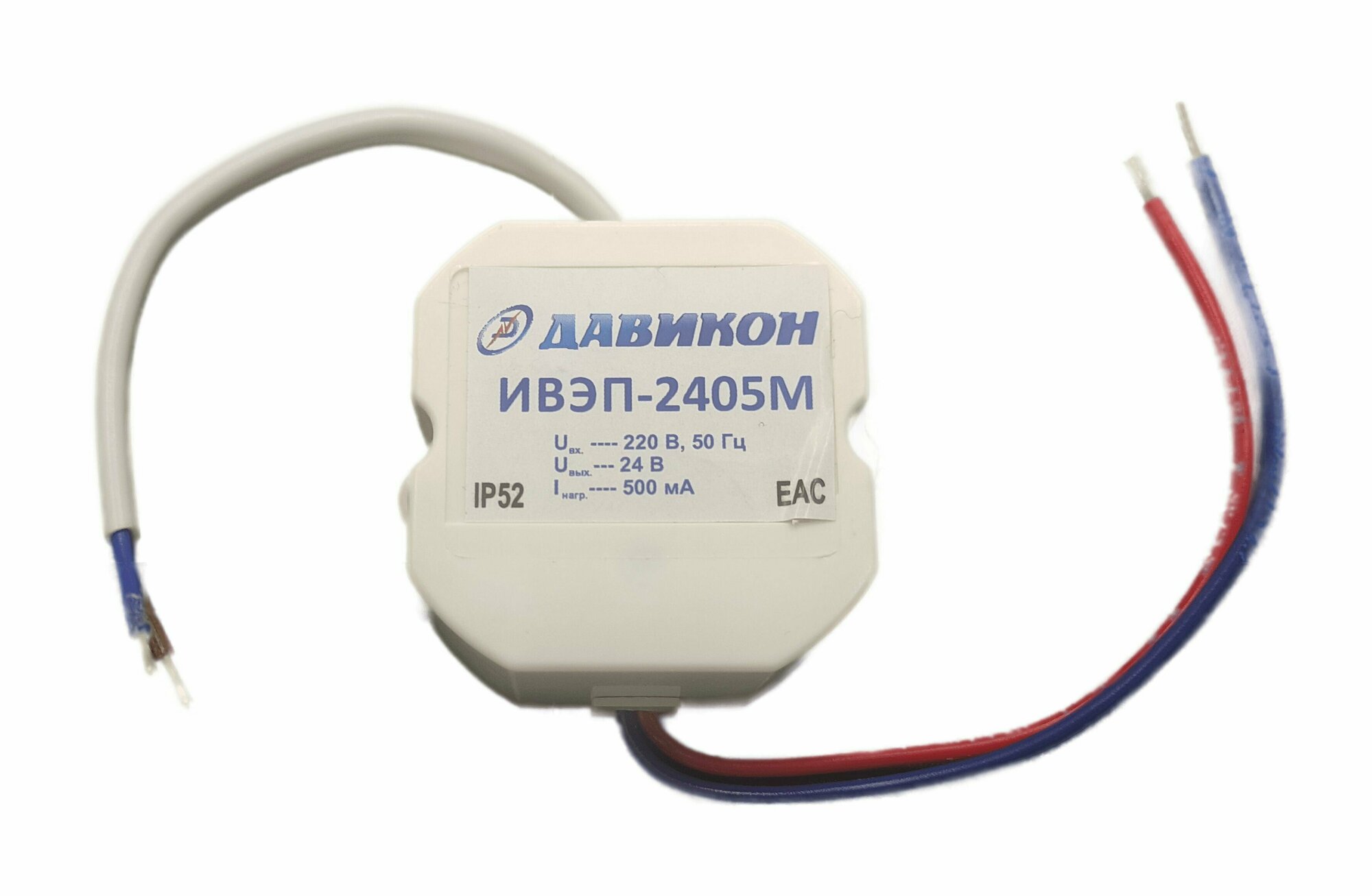 ИВЭП-2405М Блок питания-Давикон, 24В 0,5А стабилизированный, универсальный