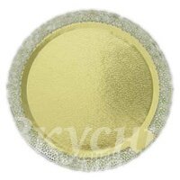 Подложка под торт усиленная 12 см. золото леонардо 2,5 мм. (Набор из 24 шт.)