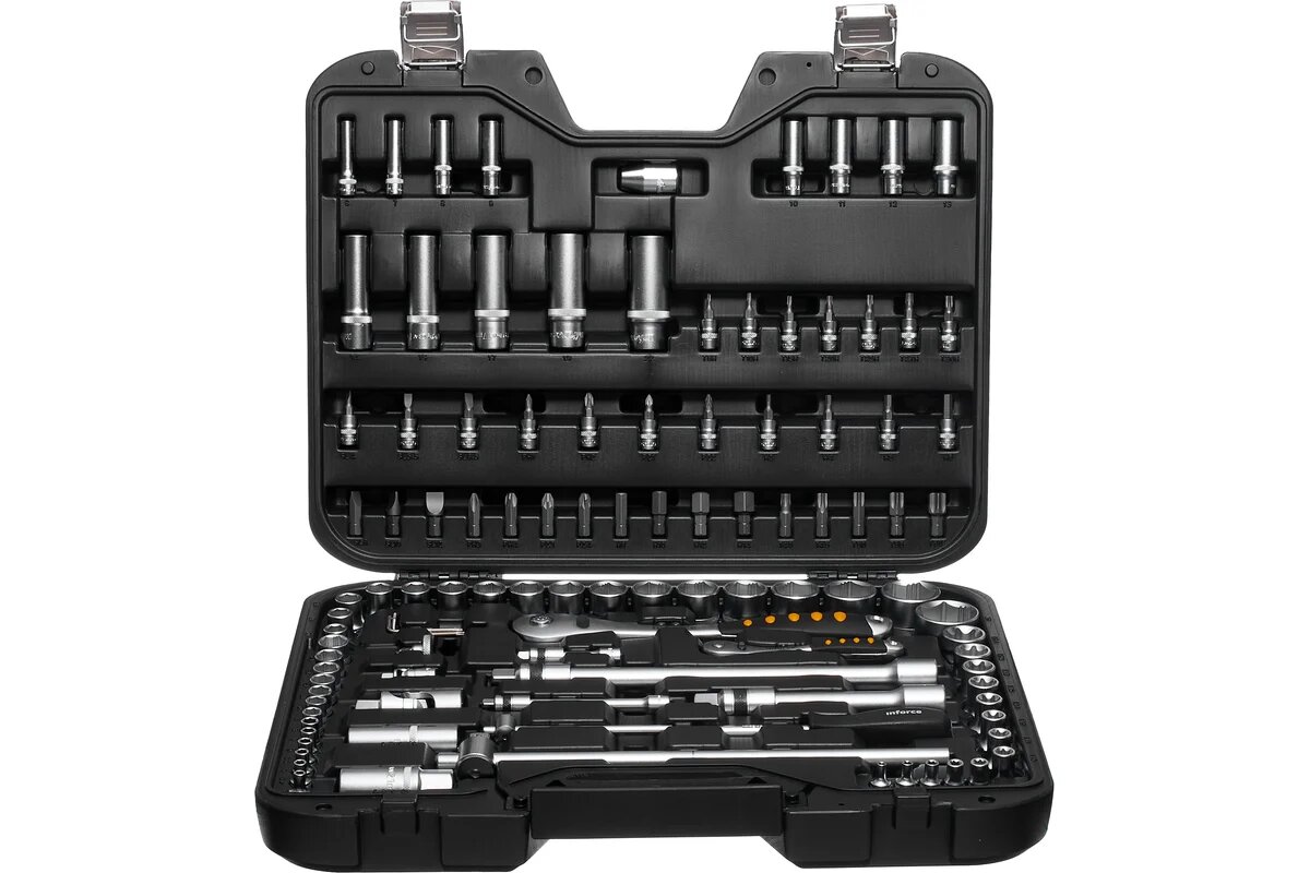 Inforce Набор инструментов 108 предметов 1/2" & 1/4" 06-07-12