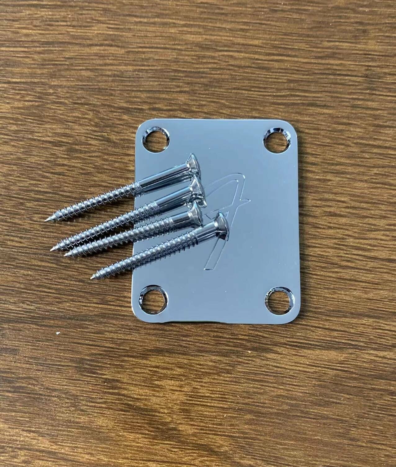 Крепление грифа Fender (F), Partsland, хром