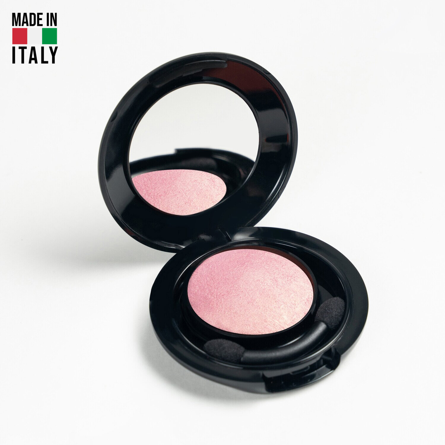 Тени для век дуохромные, спаркл FACE nicobaggio professional make-up запеченные для макияжа глаз с сияющим эффектом