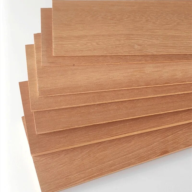 Деревянный шпон Sapele для моделирования корабля 10X40, 4 мм