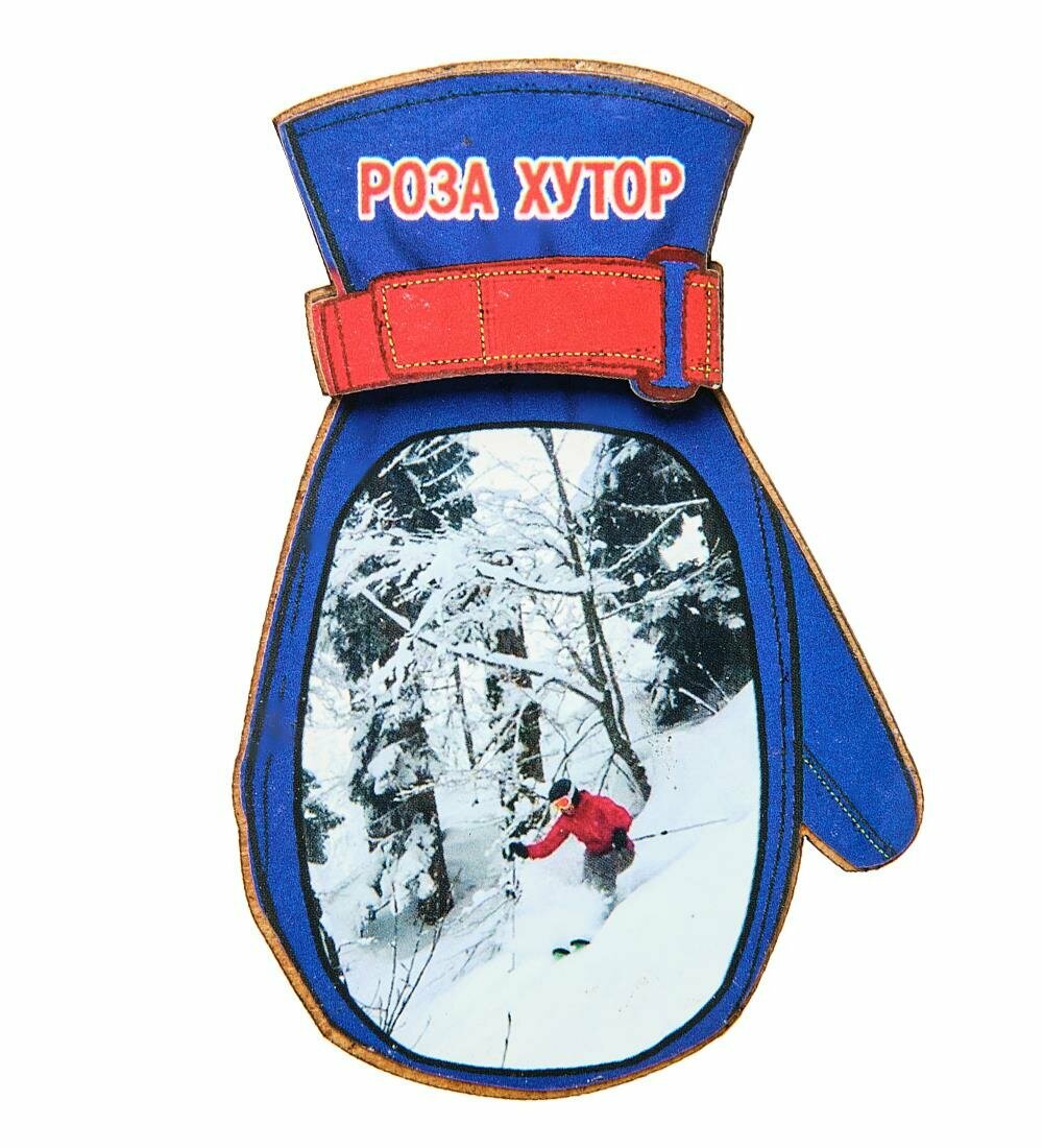 Магнит Роза Хутор МТ-028/02 Народные промыслы Дерево