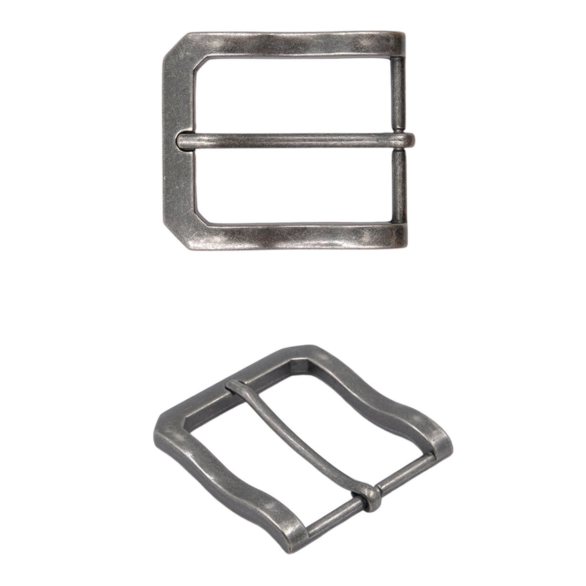 Пряжка для ремня 40 мм (53*60 мм), BIG, 69375, металл (темное серебро), 4 шт