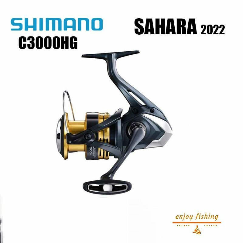 2022 SHIMANO SAHARA C3000HG Рыболовное Свиток Спининговая катушка