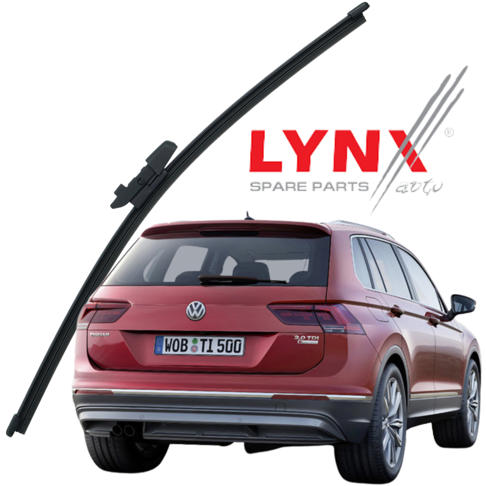 Дворник задний VW Volkswagen Tiguan (2)MK2 /Фольксваген Тигуан 2016-2018/ 2019-2021 Щетка стеклоочистителя задняя, 380мм