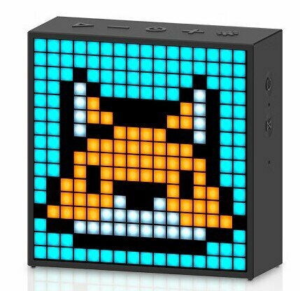 Портативная Bluetooth-колонка Divoom Ditoo Pixel Art с передней панелью со светодиодной подсветкой 16X16, black