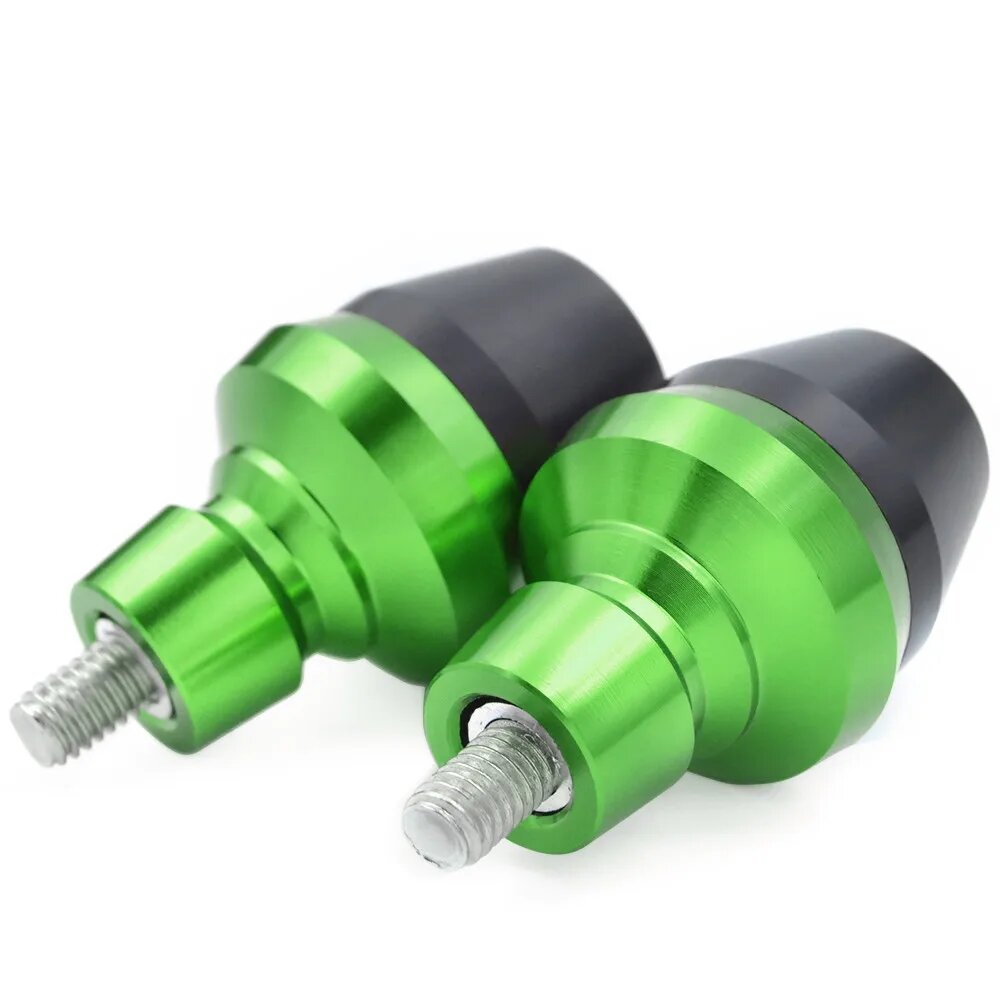 Универсальный переднее крыло мотоцикла рама слайдер болт Вилка протектор 6 мм для Yamaha Honda Kawasaki Suzuki Мотоциклы Зеленый, Green