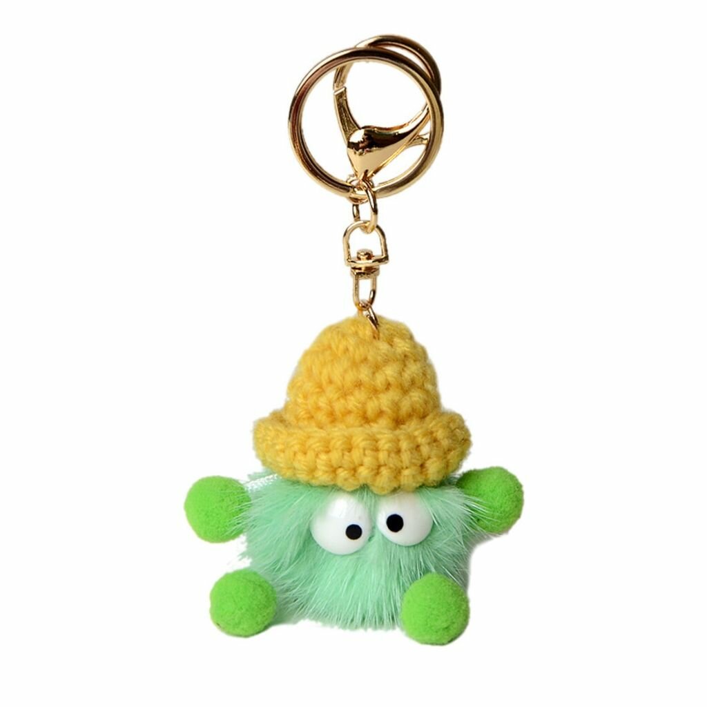 Стильный вязанный крючком брелок-кулон, металлический брелок-украшение, идеальный подарок для любителей рукоделия и модных людей