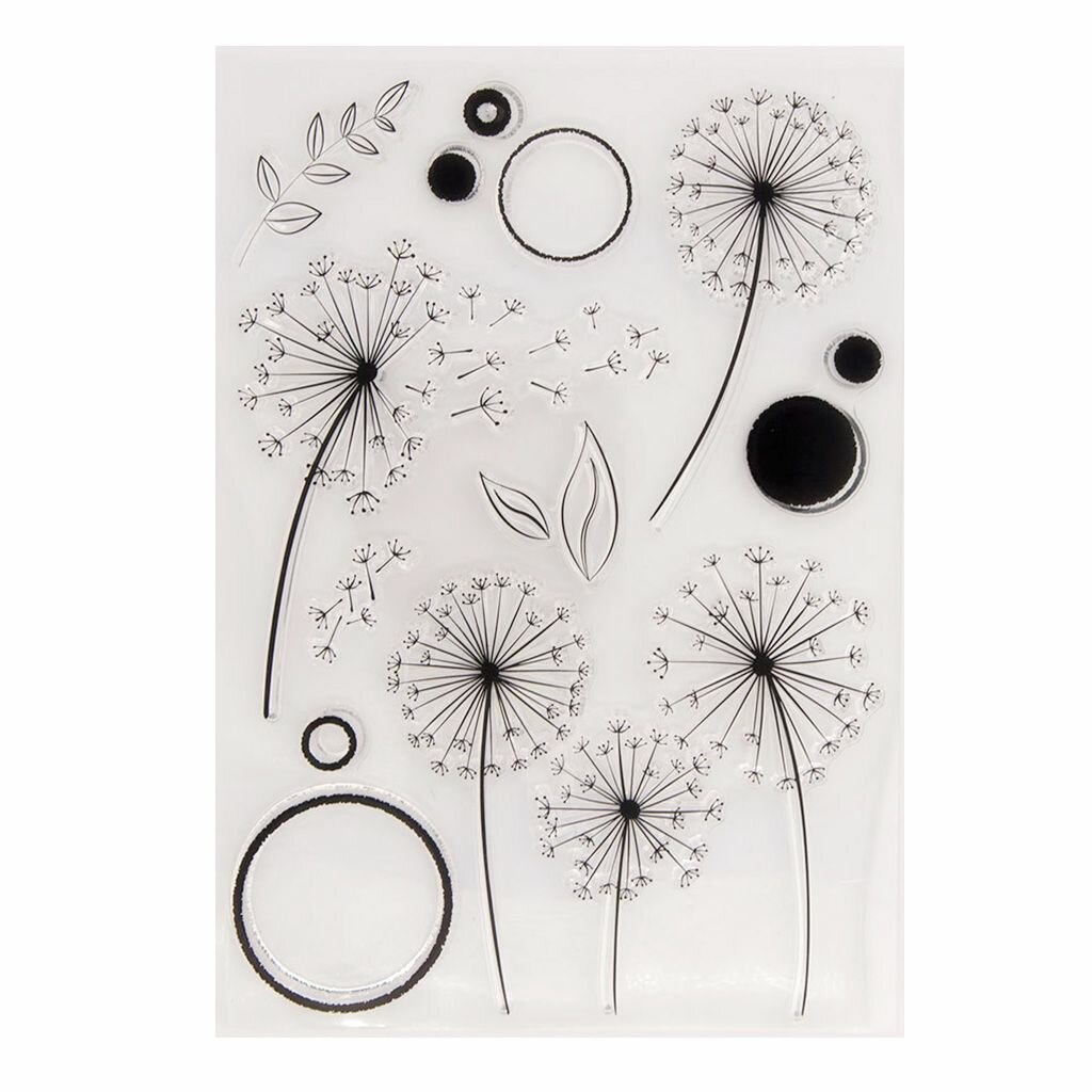 Трафарет штампа Одуванчик