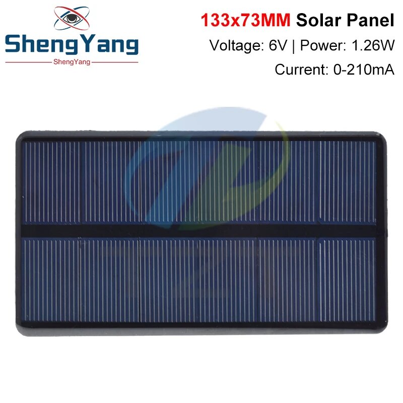 TZT мини солнечная панель 6В 1PCS