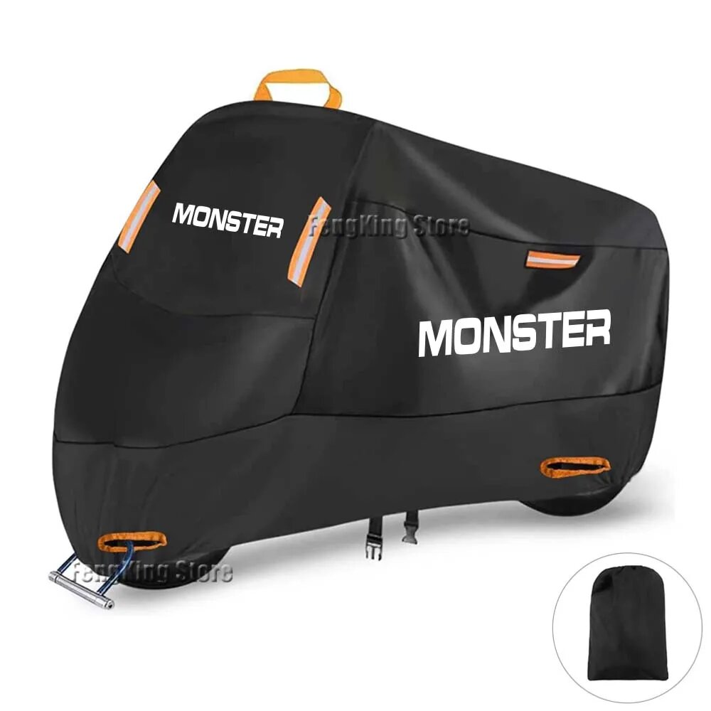 Водонепроницаемый чехол для мотоцикла DUCATI Monster 796 Hypermotard Monster 696 695, УФ-защита от дождя XXL XL for 200cm
