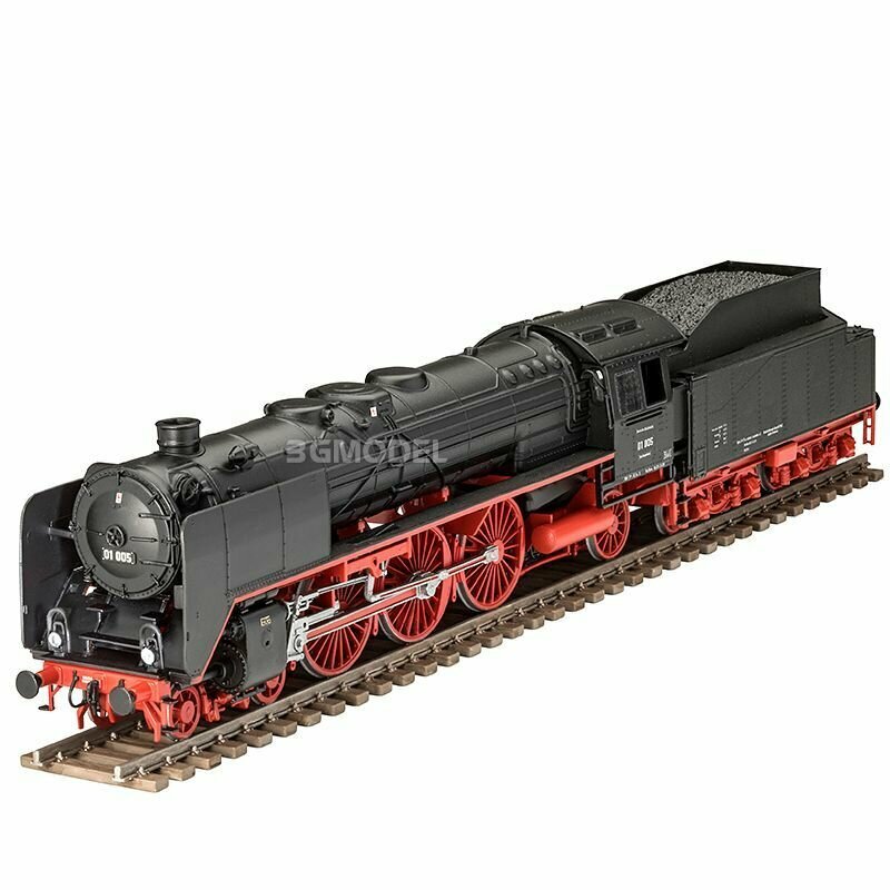 Сборная модель Машинка Revell-02172 1/87 BR01 heavy-duty high-speed steam train model kit