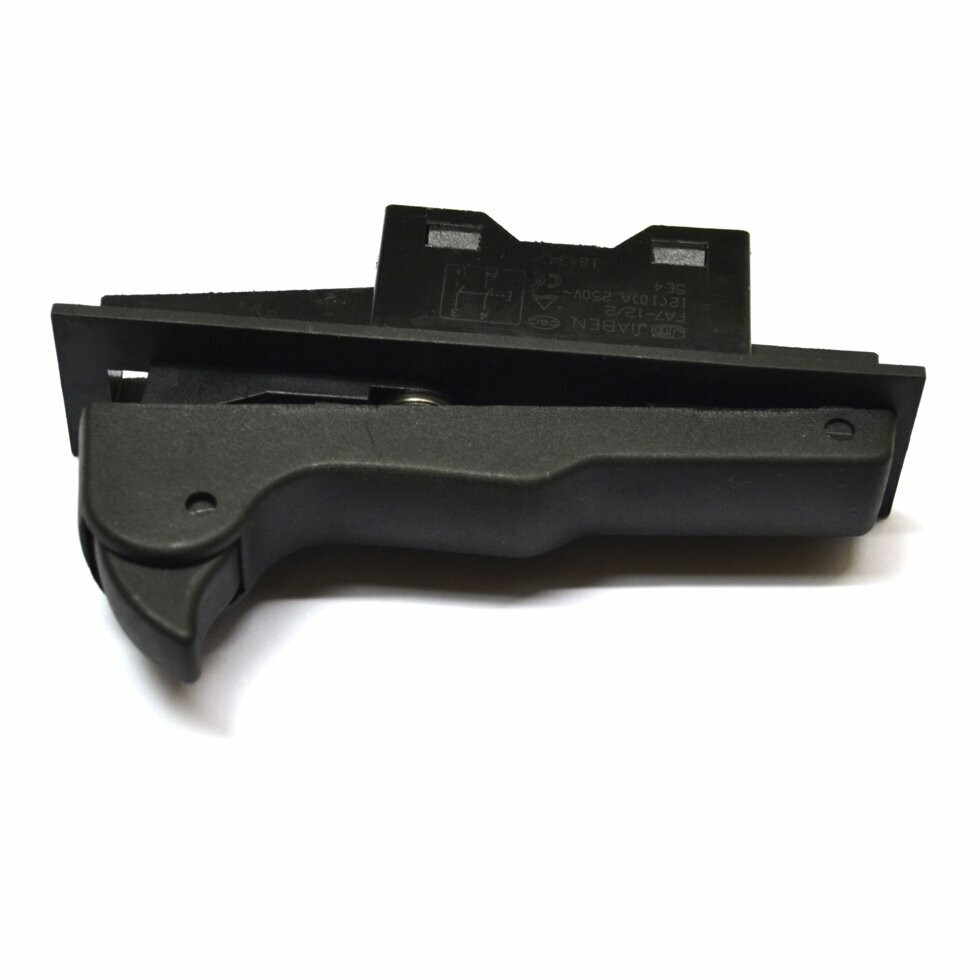 Выключатель штробореза Калибр ШТБЭ-1500/125м кнопка FA7-12/2 12А 250В с блокировкой нажатия