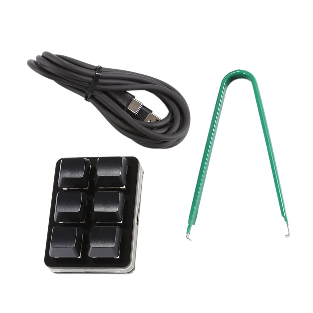 6 Клавишная клавиатура для индивидуального программирования игровой Механической клавиатуры