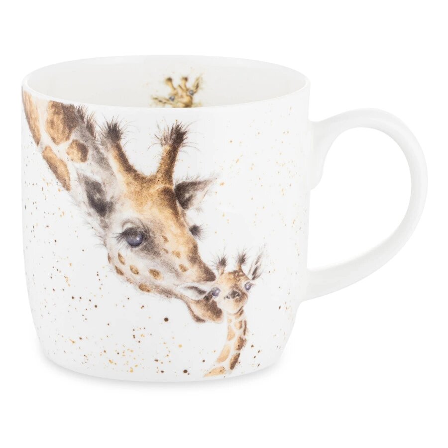 Кружка Royal Worcester Забавная фауна Жирафы 310 мл, фарфор костяной