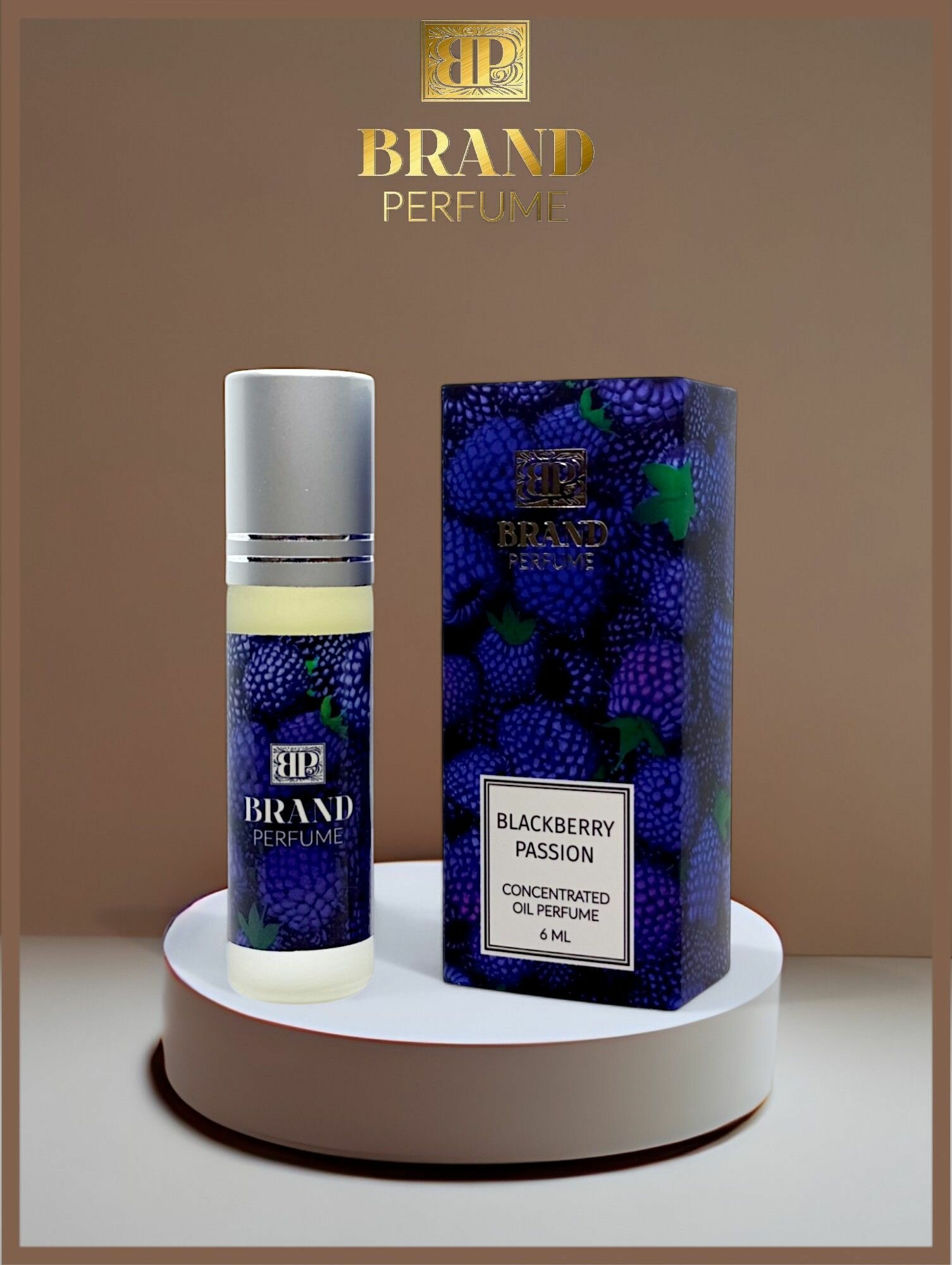 Масляные духи BRAND Perfume Blackberry Passion, 6 мл, унисекс