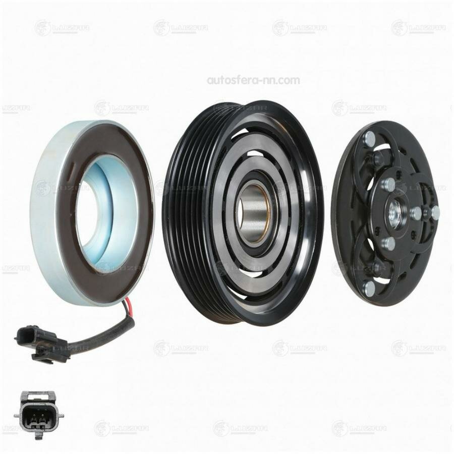 LUZAR LMAC0904 Муфта эл магн. компрессора кондиц. для а м Renault Fluence (10-) Duster (12-) 1.6i (LMAC 0904)