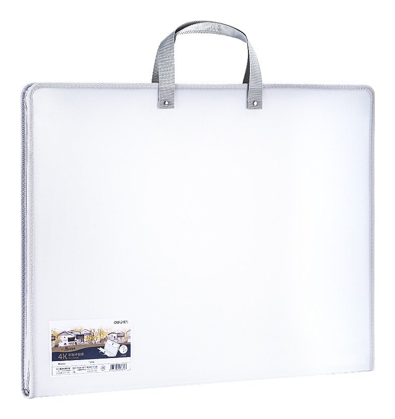 Папка Deli белая, А3, 440х350х35 мм, полипропилен (72706WHITE)