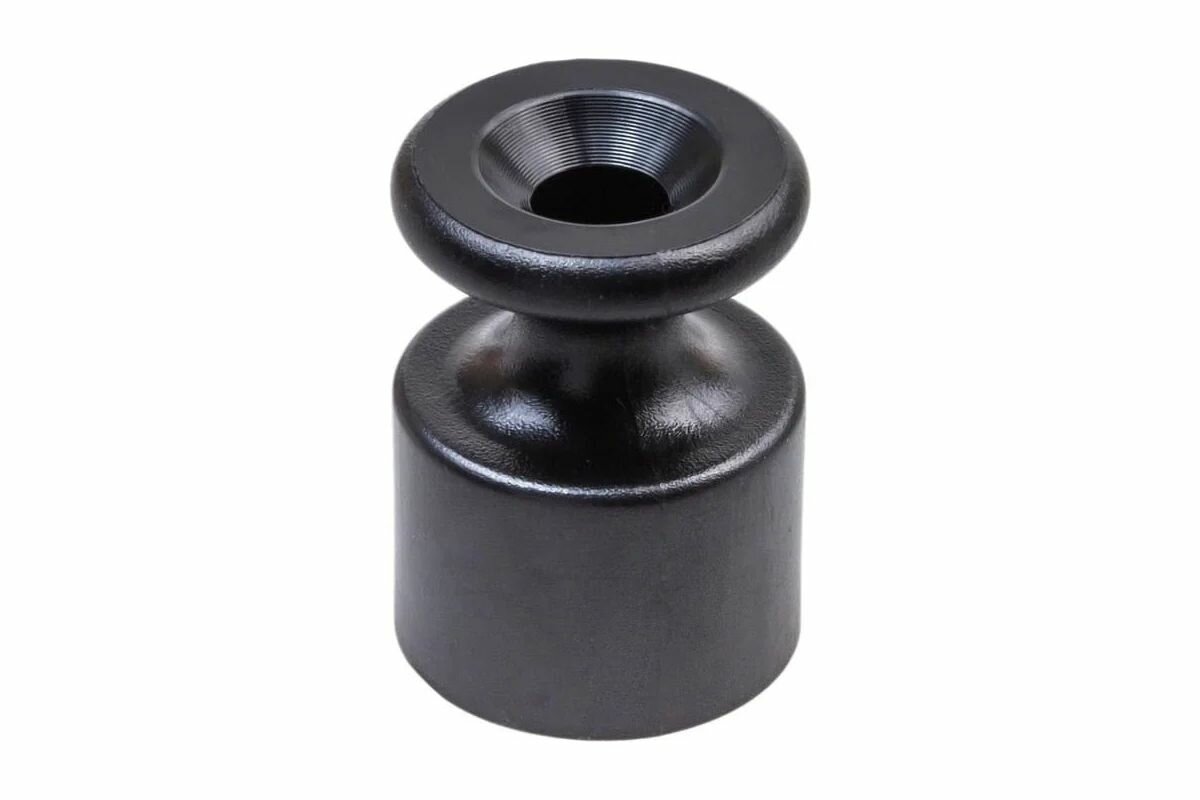 Изолятор для наружного монтажа, пластик, цвет черный (100 шт/уп) B1-551-23-100