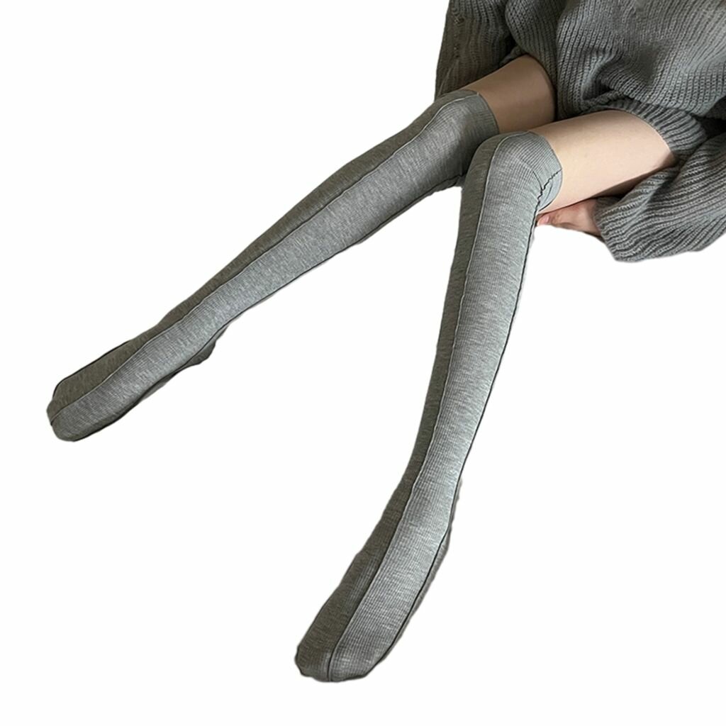 Длинные полосатые чулки длиной до колена, повседневные элегантные стильные милые носки, летние танцевальные для женщин, девочек-студентов